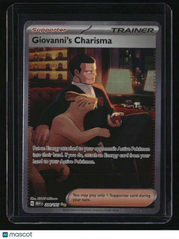 SV: Scarlet & Violet 151 Giovanni's Charisma